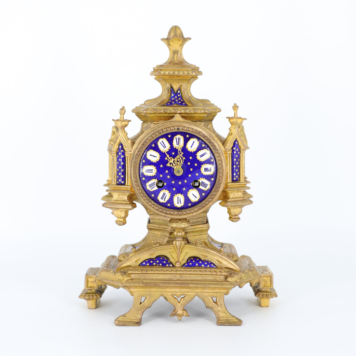 Antique French Ormolu Mantel Clock by Japy Frères and Philippe Mourey ...